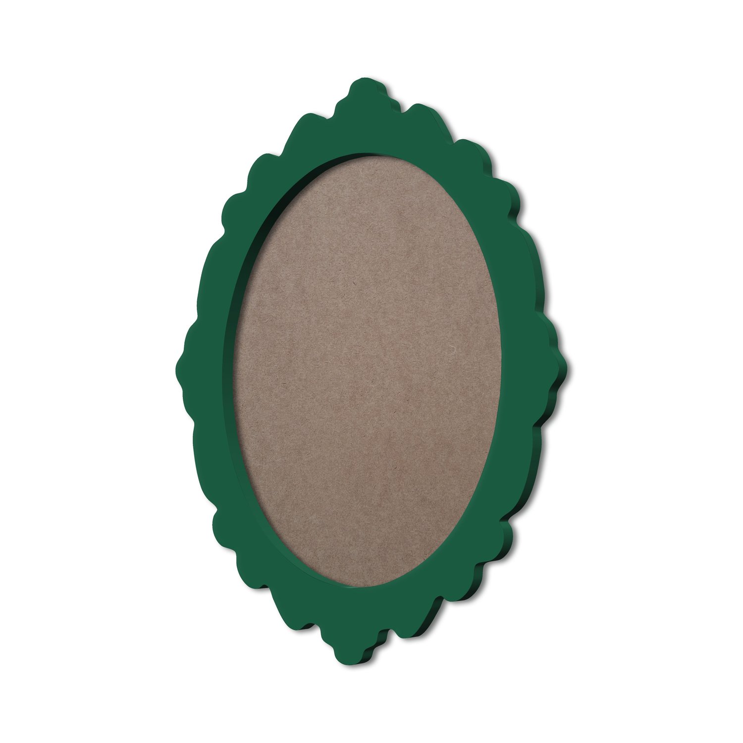 Moldura Provençal Colorida Oval em MDF 6mm Para Quadros Decorativos Com ...