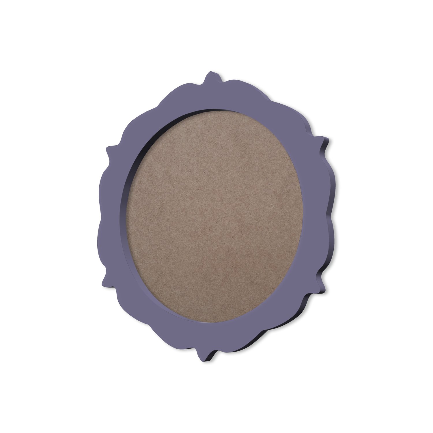 Moldura Provençal Colorida Redonda Em MDF 6mm Para Quadros Decorativos ...